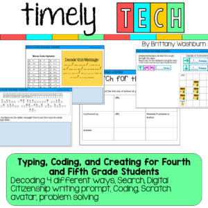 Timely Tech - 22 Back to School Themed Technology Activities