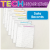 Technology Teacher Planning and Data Binder