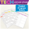 Technology Teacher Planning and Data Binder
