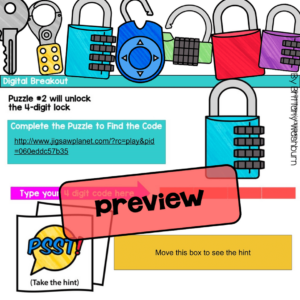 Digital Breakout 3-5 Computer Rules