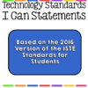 Technology I Can Statements for Grades K-5 BUNDLE - Tech Decor Theme