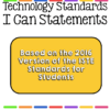 Technology I Can Statements for Grades 6-8 - Tech Decor Theme