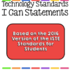 Technology I Can Statements for Grades K-8 BUNDLE - Tech Decor Theme