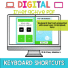 Keyboard Shortcuts Bubble Theme Interactive PDF
