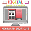 Keyboard Shortcuts Car Theme Interactive PDF