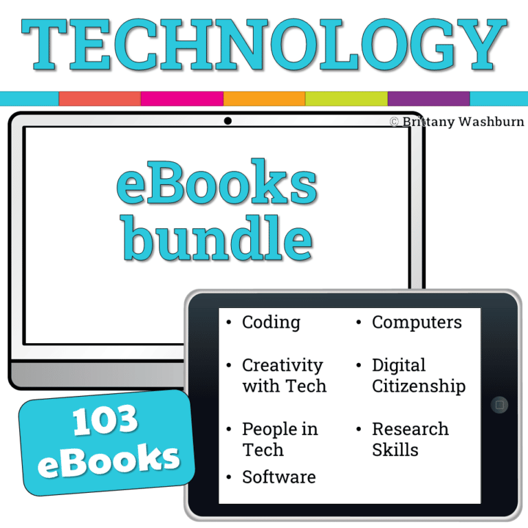 Technology Color By Code Worksheets Bundle