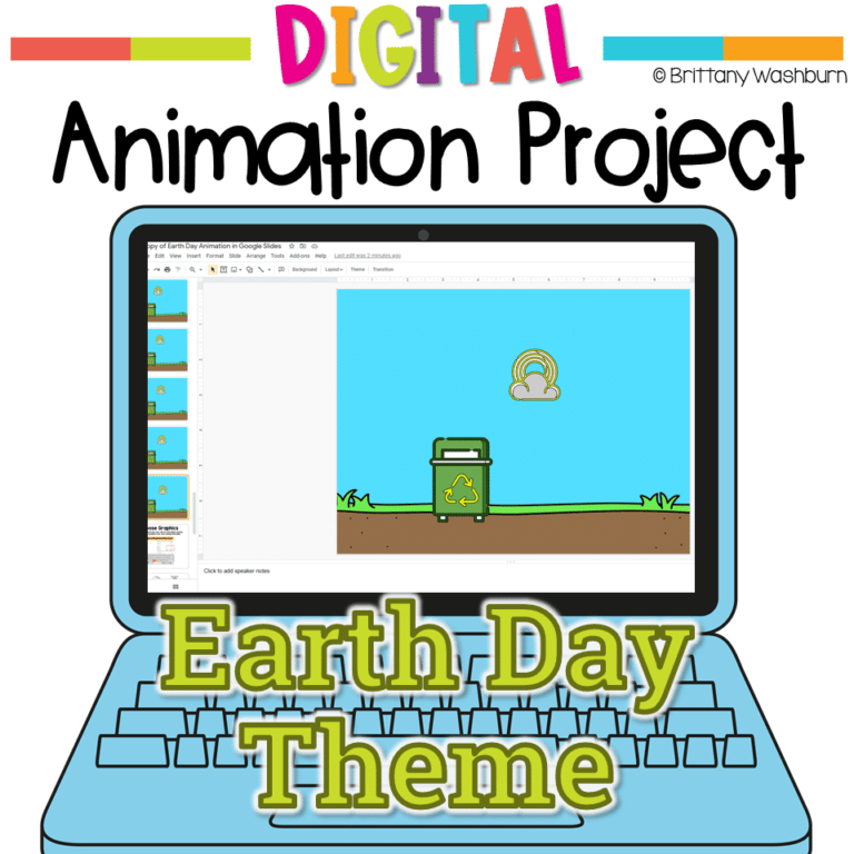 Earth Day Theme Digital Animation Project
