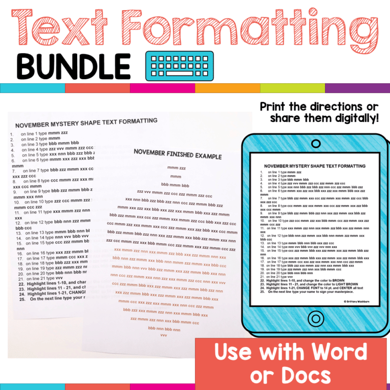 K-5 Technology Activities Bundle