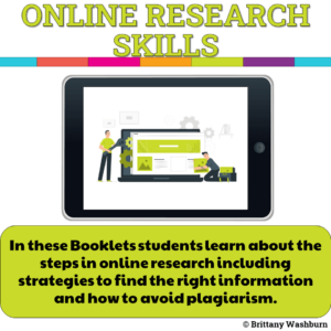 Online Research Skills Booklets Bundle