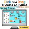 Spring Digital Phonics Click and Drag Practice