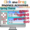 Spring Digital Phonics Click and Drag Practice