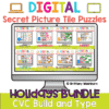 Digital CVC Build and Type Secret Picture Tiles Holidays Bundle