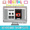 Keyboard Shortcuts Camera Theme Interactive PDF