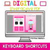 Keyboard Shortcuts Gumball Theme Interactive PDF