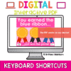 Keyboard Shortcuts Gumball Theme Interactive PDF