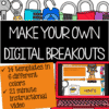Digital Breakout Tutorial and Templates to Make Your Own