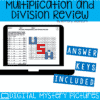 Patriotic Themed Multiplication and Division Practice DIGITAL Mystery ...
