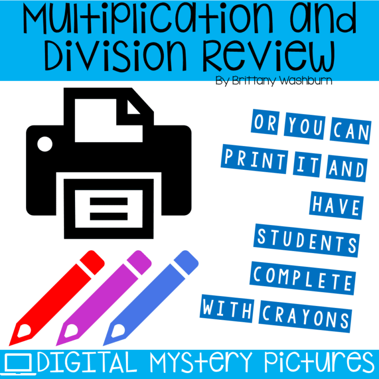 Patriotic Themed Multiplication and Division Practice DIGITAL Mystery ...