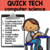 Computer Science Practice Activities Quick Tech Kindergarten