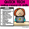 Online Research Skills Activities Quick Tech 3rd Grade