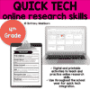 Online Research Skills Activities Quick Tech 4th Grade