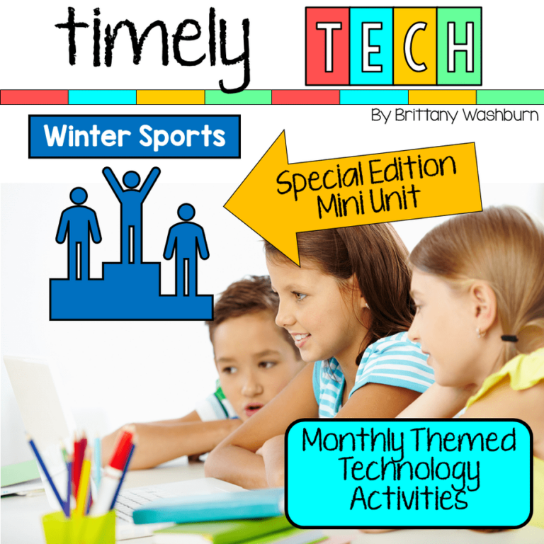Timely Tech- 16 Winter Games Themed Technology Activities