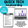 Keyboarding Practice Activities Quick Tech 5th Grade