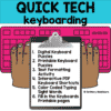 Keyboarding Practice Activities Quick Tech 3rd Grade