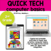 Computer Basics Activities Quick Tech 2nd Grade