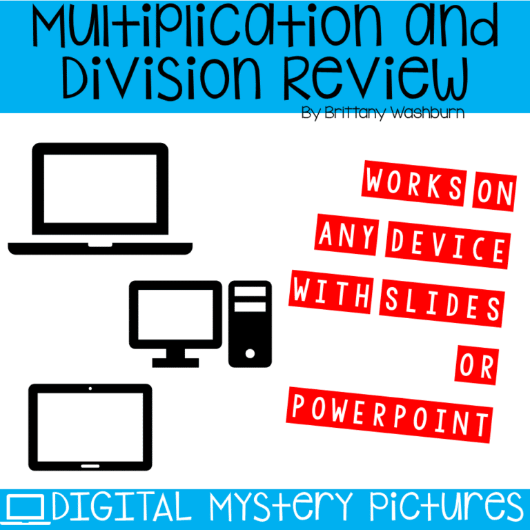 Christmas Theme Multiplication and Division Practice DIGITAL Mystery ...