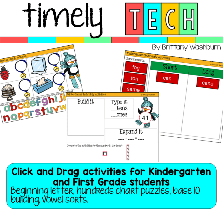 Timely Tech- 16 Winter Games Themed Technology Activities