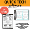 Quick Tech Activities 4th Grade Bundle