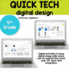 Digital Design Activities Quick Tech 5th Grade