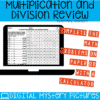 Camping Themed Multiplication and Division Practice DIGITAL Mystery ...