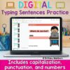 Typing Sentences Keyboarding Practice Activity