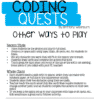 CODING QUESTS - If/Then/Else Game