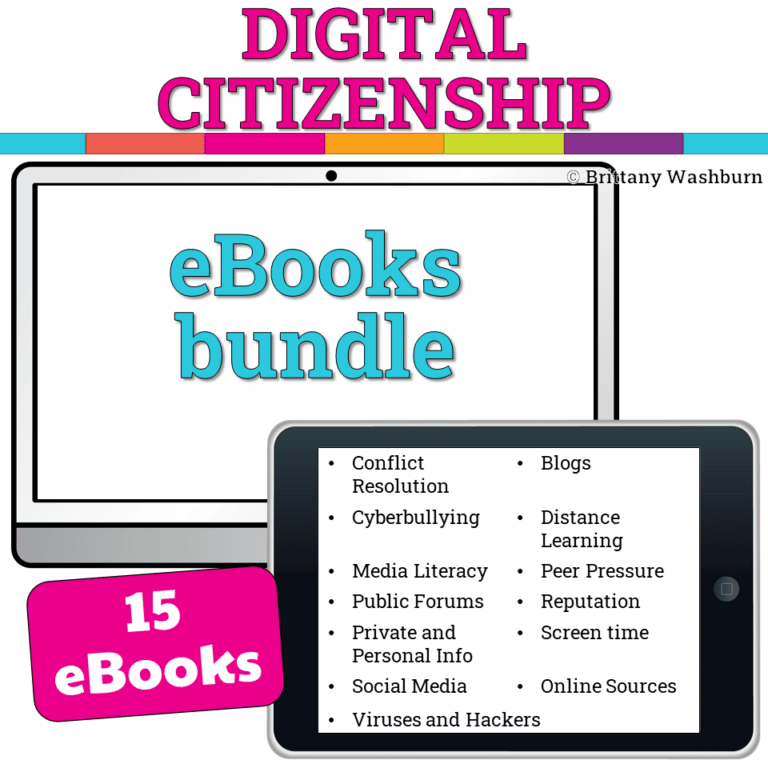 Digital Citizenship Booklets Bundle