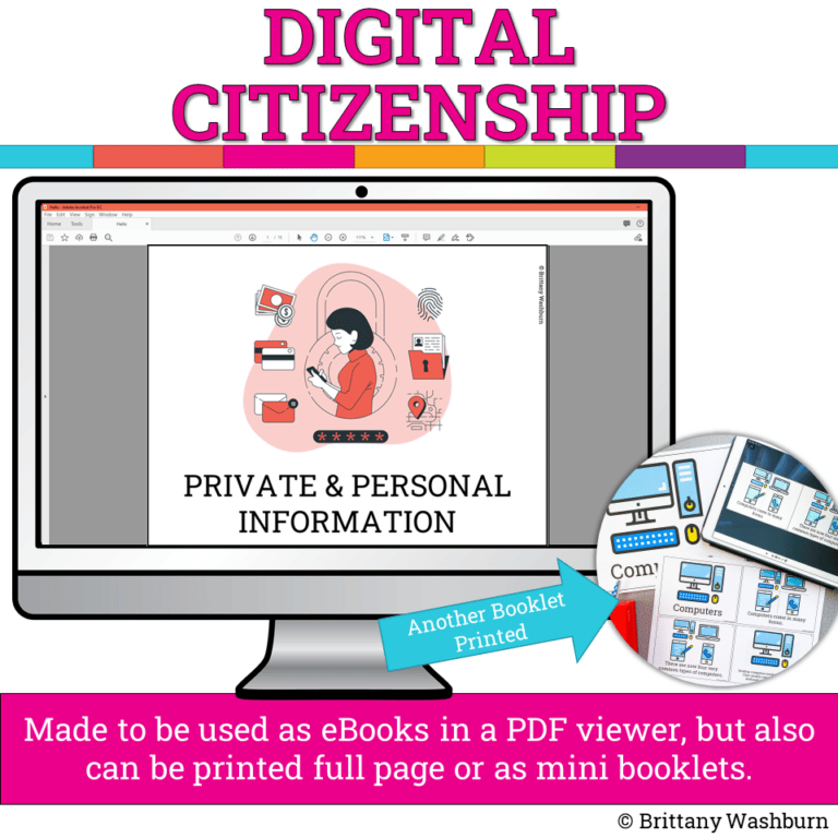 Digital Citizenship Booklets Bundle
