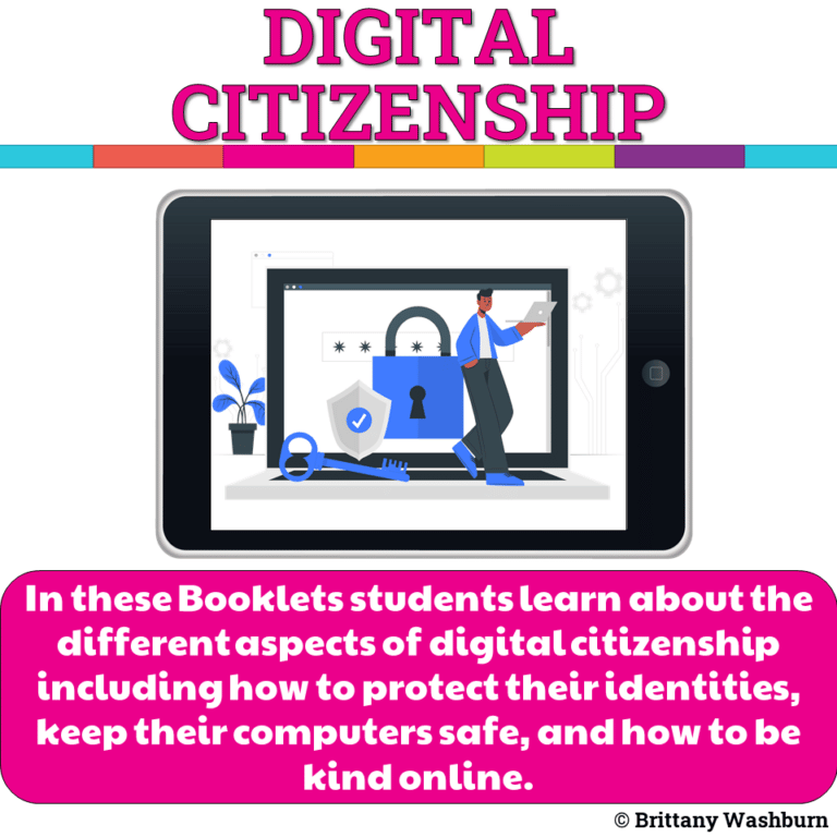 Digital Citizenship Booklets Bundle