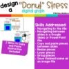 Donut Stress the Test Digital Glyph Activity