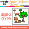 Apple Orchard Scene Digital Glyph Activity