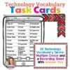 Technology Vocabulary Task Cards
