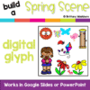 Spring Scene Digital Glyph Activity