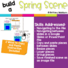 Spring Scene Digital Glyph Activity