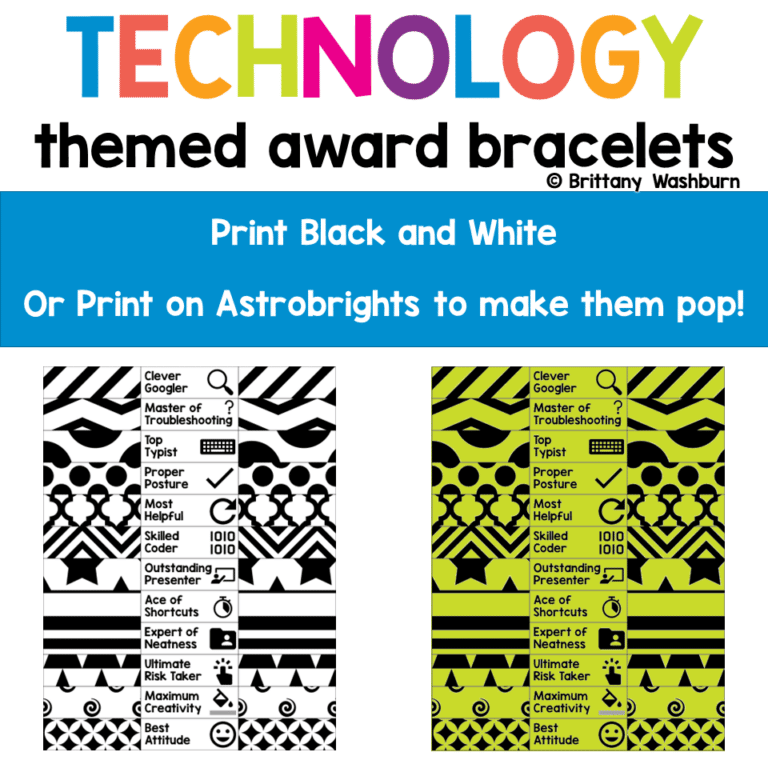 Technology Class Awards Bracelets