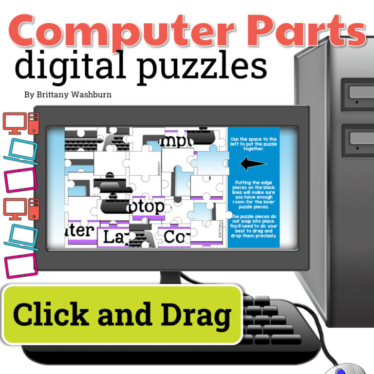 Computer Parts Digital Puzzles