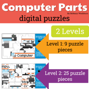 Computer Parts Digital Puzzles