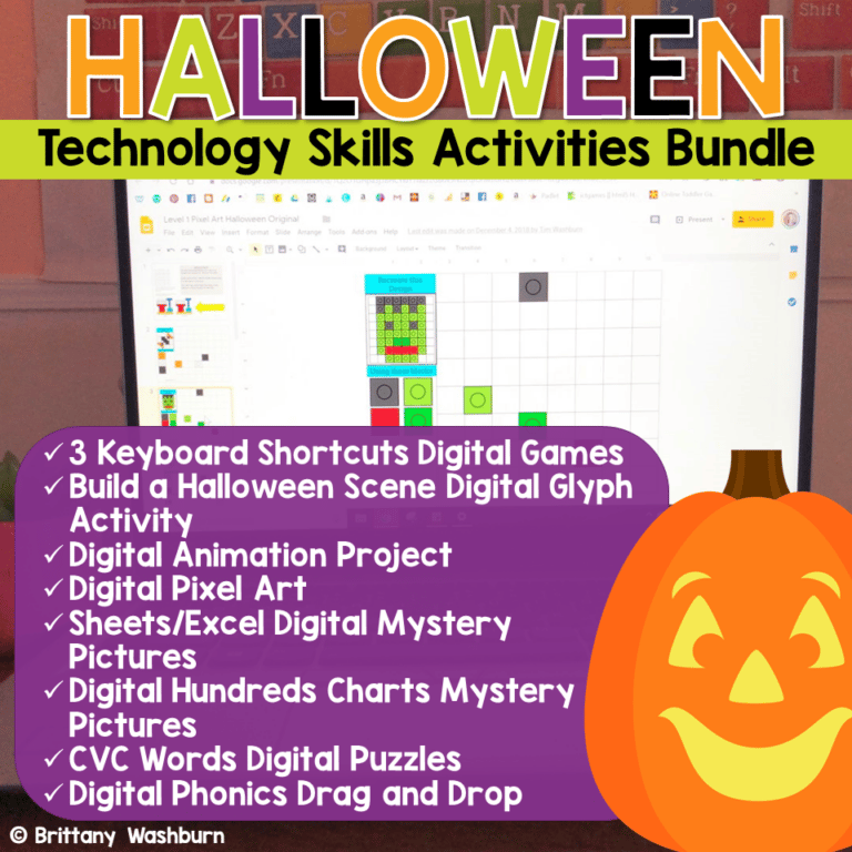 Halloween Themed Activities for the Elementary Computer Lab