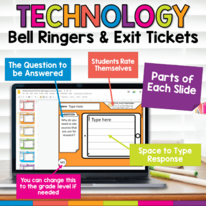 Advanced Technology Topics Prompts for Bell Ringers and Exit Tickets