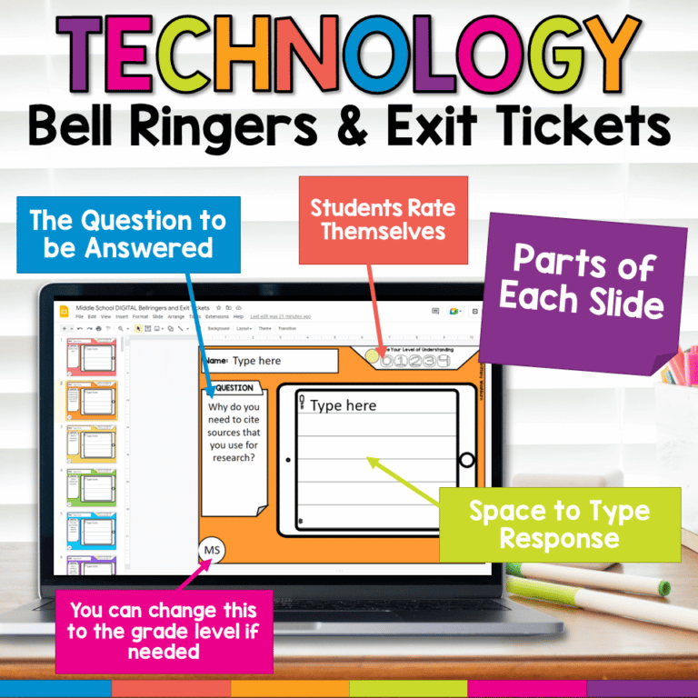 Advanced Technology Topics Prompts for Bell Ringers and Exit Tickets